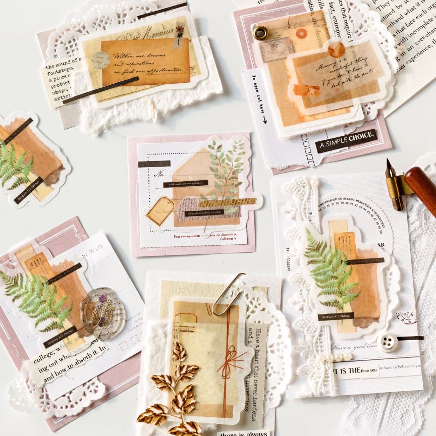 Fragment Collage Series Sticker Pack – Doodle Diarys