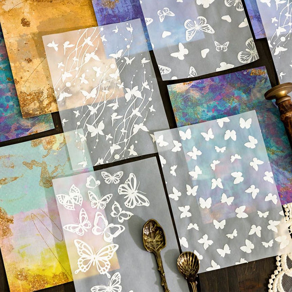 Embossed Texture Material Paper – Doodle Diarys