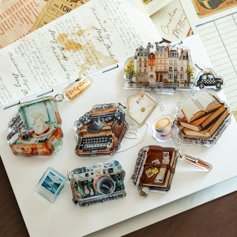 Next Stop Journey Acrylic Clip – Doodle Diarys