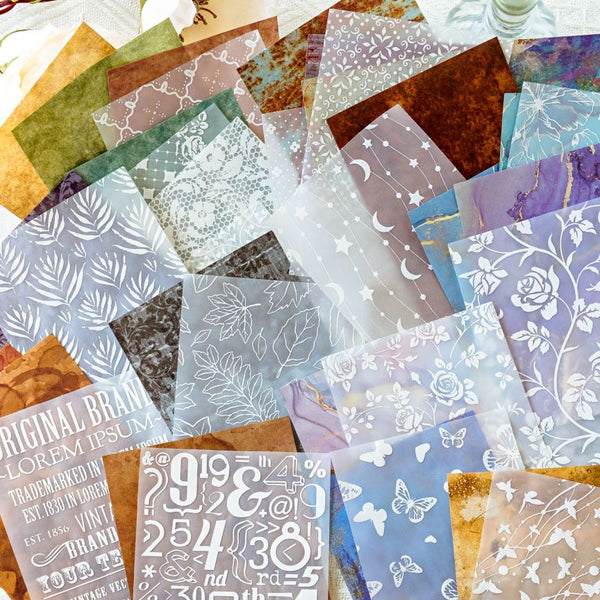 Embossed Texture Material Paper – Doodle Diarys