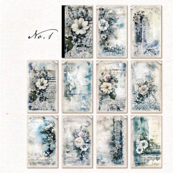 Floating Flowers Paper 40pcs – Doodle Diarys