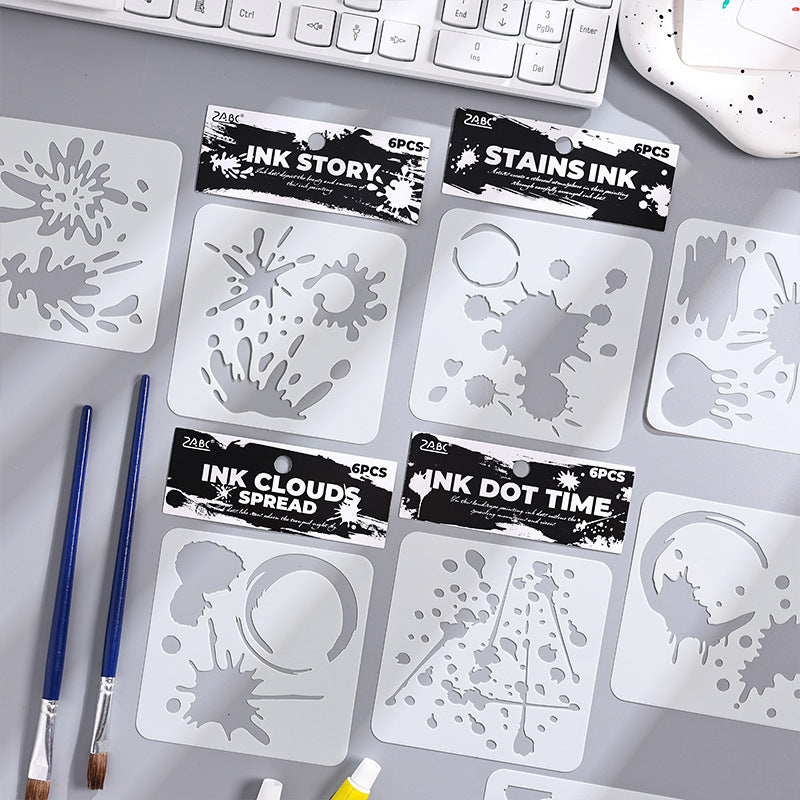 Ink Falls Painting Stencils – Doodle Diarys