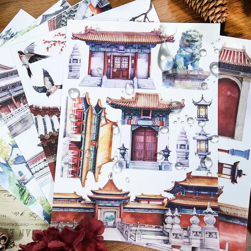 Tang Dynasty Elegance Sticker Book – Doodle Diarys