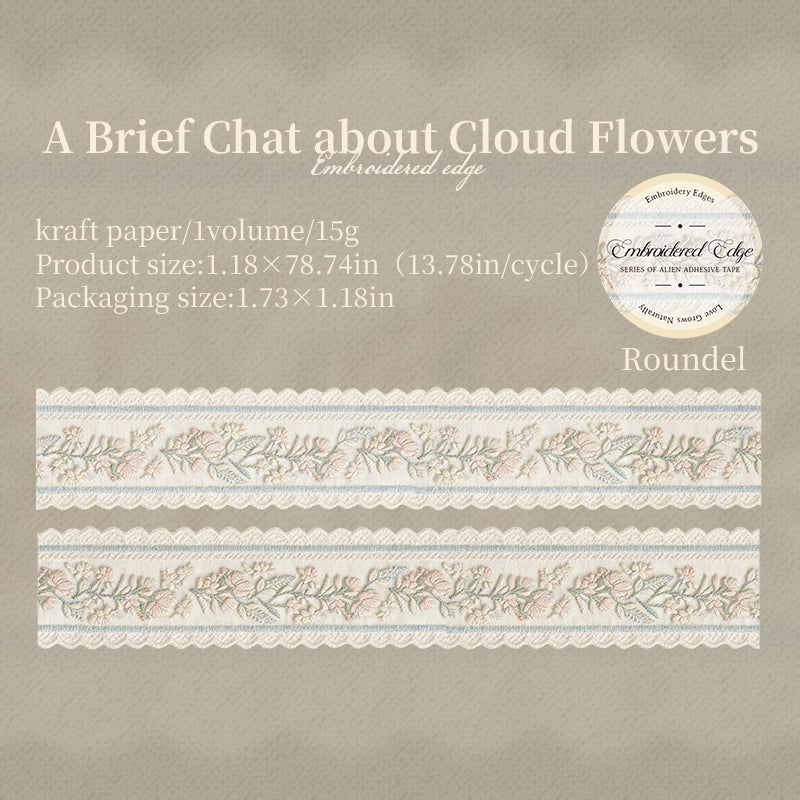 Embroidered Edge Tape – Doodle Diarys
