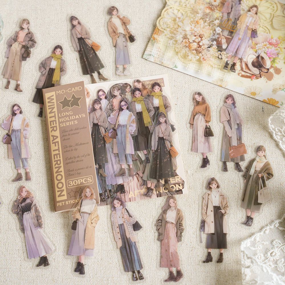 Delicate Girl Stickers – Doodle Diarys