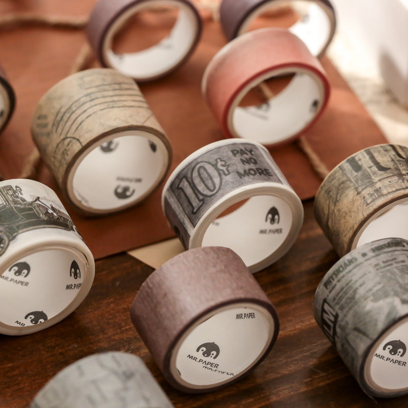 Vintage Time Series Tape 20 Roll – Doodle Diarys