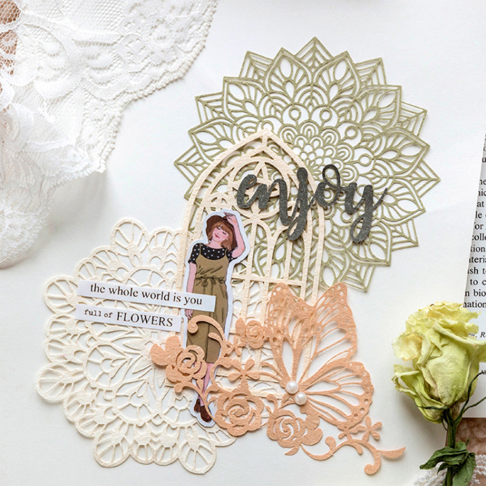 Lace Love Die Cut Paper – Doodle Diarys