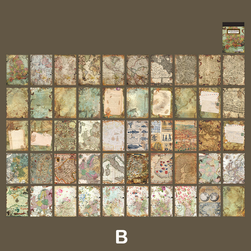 Retro Pages Mini Sticker Book – Doodle Diarys