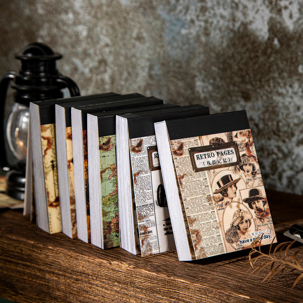 Retro Pages Mini Sticker Book – Doodle Diarys